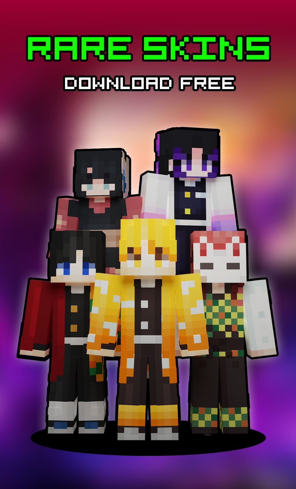 Android için Skins Kimetsu for Minecraft - İndir