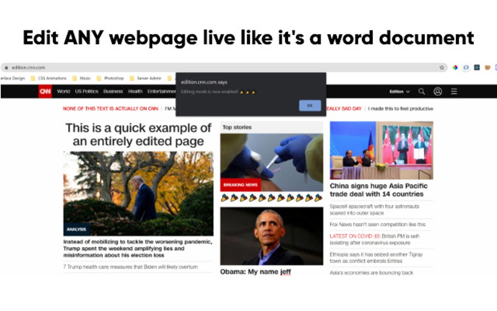 Page Editor para Google Chrome - Extensión Descargar