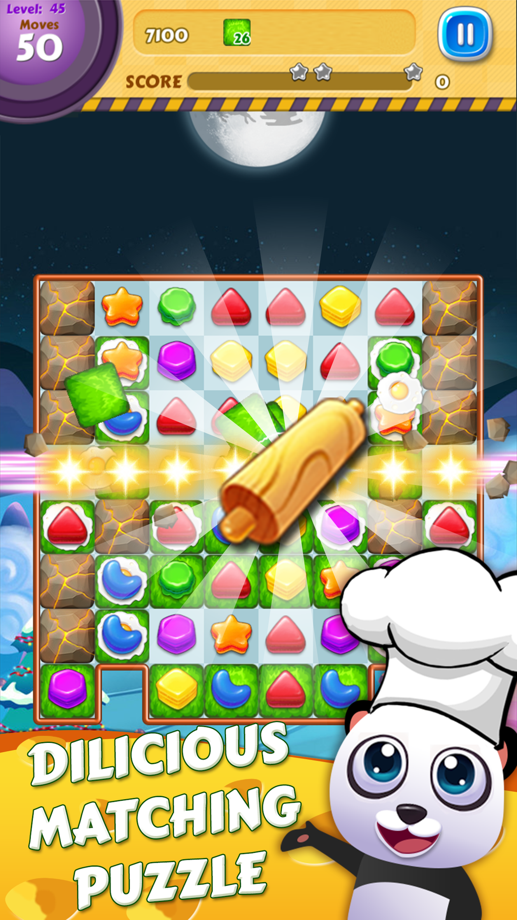 Panda Kitchen Story - Cookie Smash Match 3 for iPhone - Download