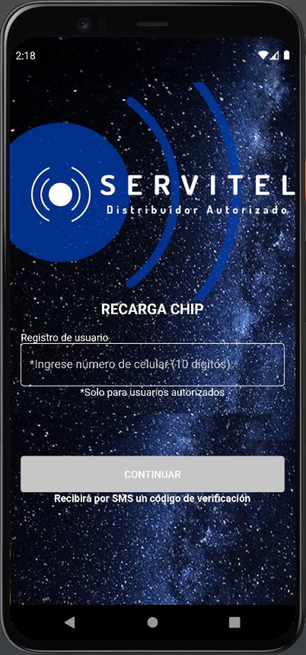 Servitel Chips 2022 para Android - Descargar