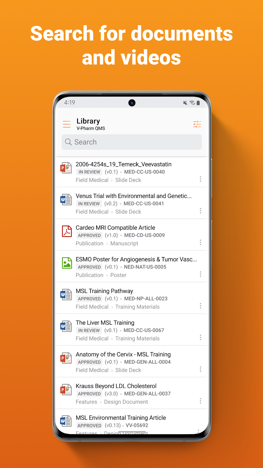 Veeva Vault for Android - 無料・ダウンロード