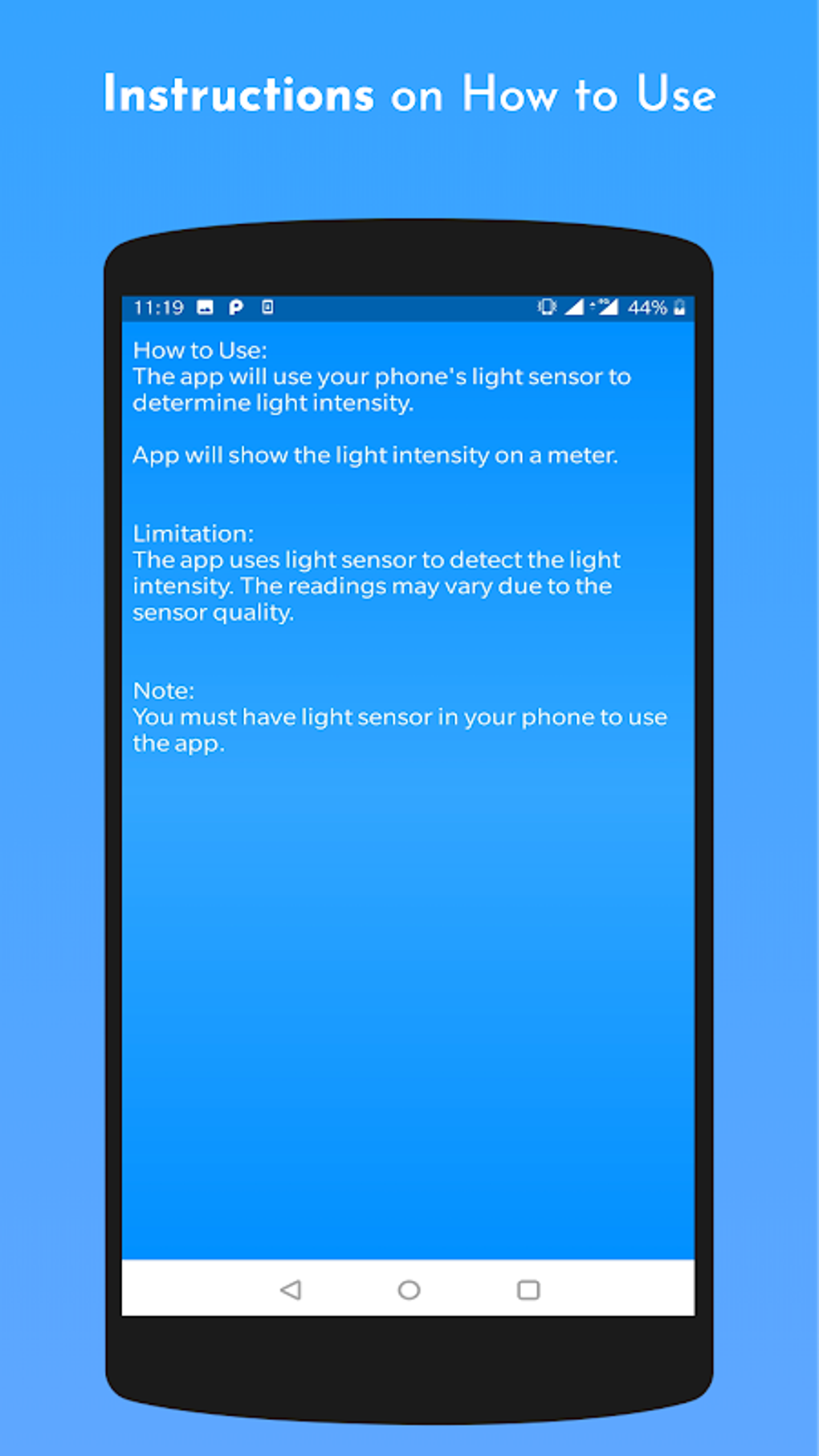 Light Meter - LUX Meter APK for Android - Download