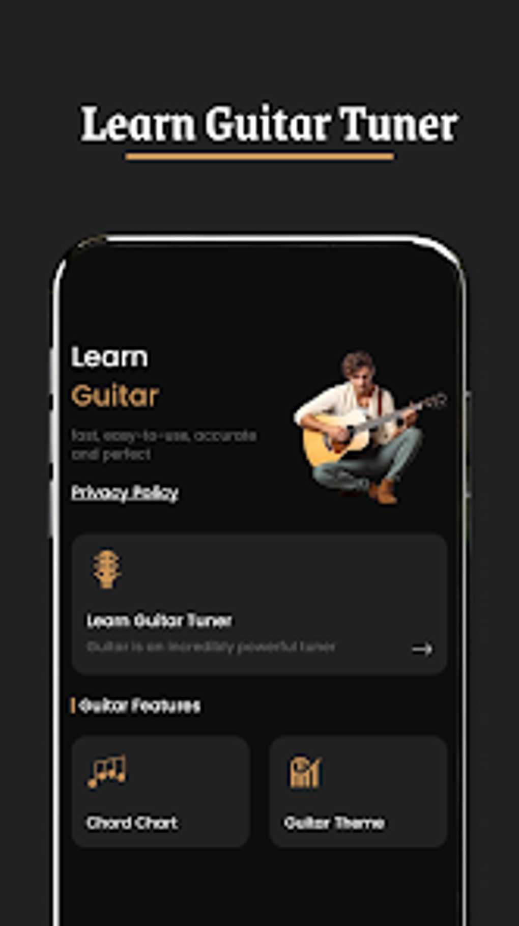 Android 용 Learn Guitar Tuner chords - 다운로드