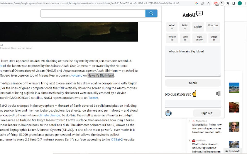 AskAI para Google Chrome - Extensión Descargar