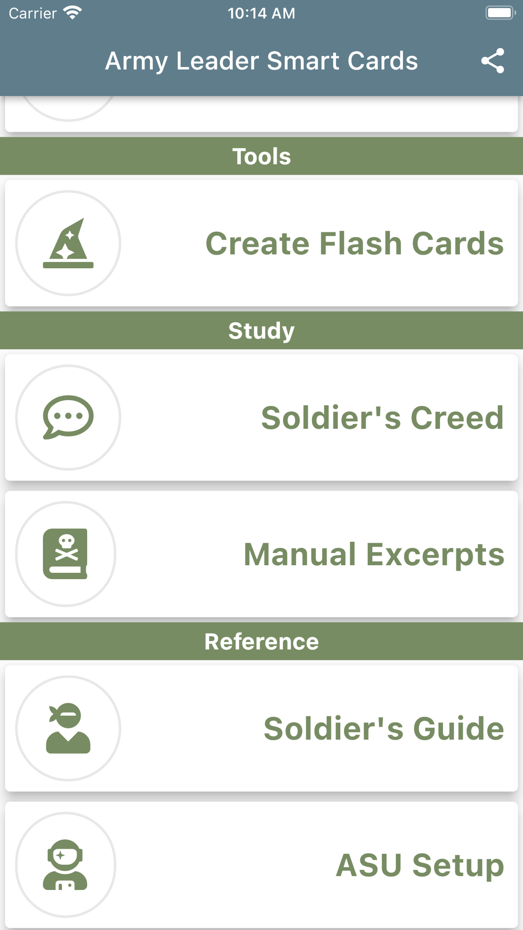 Army Leader Smart Cards para iPhone - Descargar