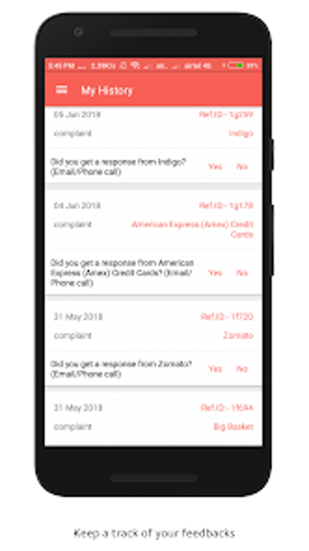 SpeakUp Consumer complaints for Android - Download