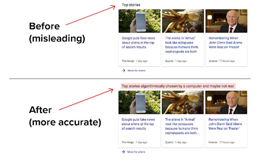 Google "Top stories" re-labeler Google Chrome 용 - 확장 프로그램 다운로드