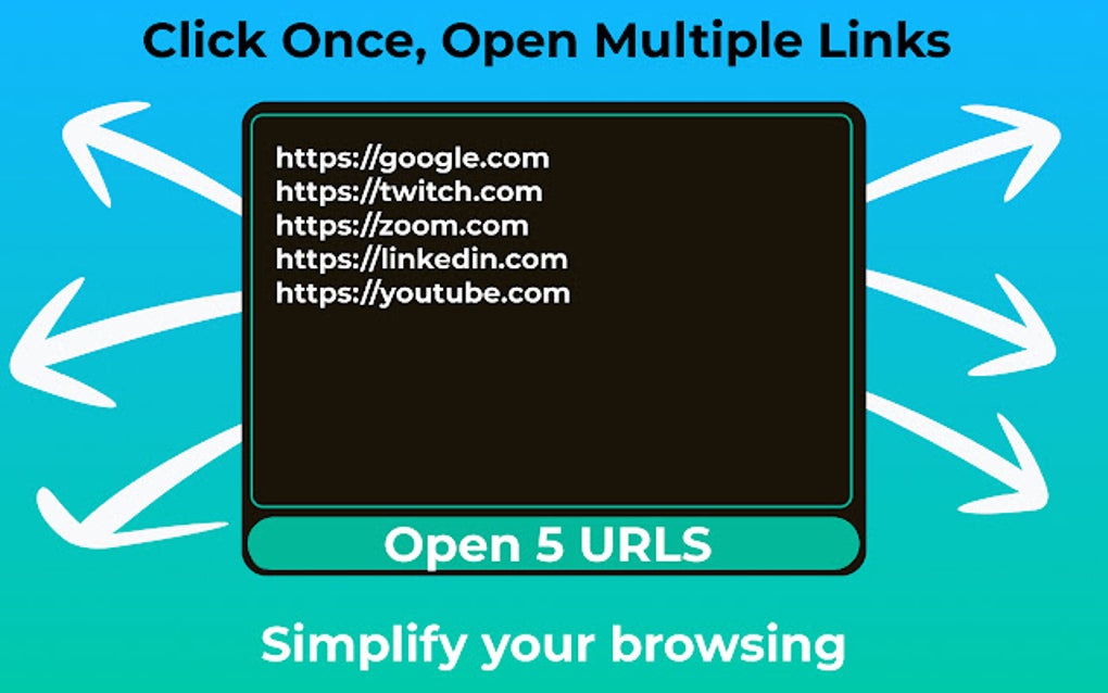 Multiple URL Opener para Google Chrome - Extensión Descargar