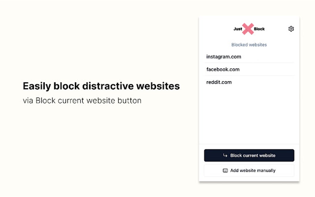 Block website Chrome - Just Block Google Chrome için - Eklenti İndir Block website Chrome - Just Block Google Chrome için - Eklenti İndir