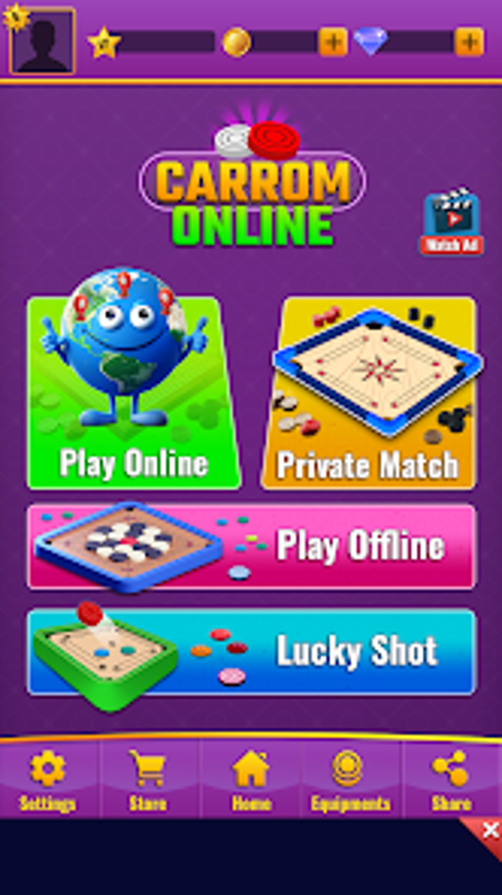 Android 용 Carrom Board -Disc Game online - 다운로드