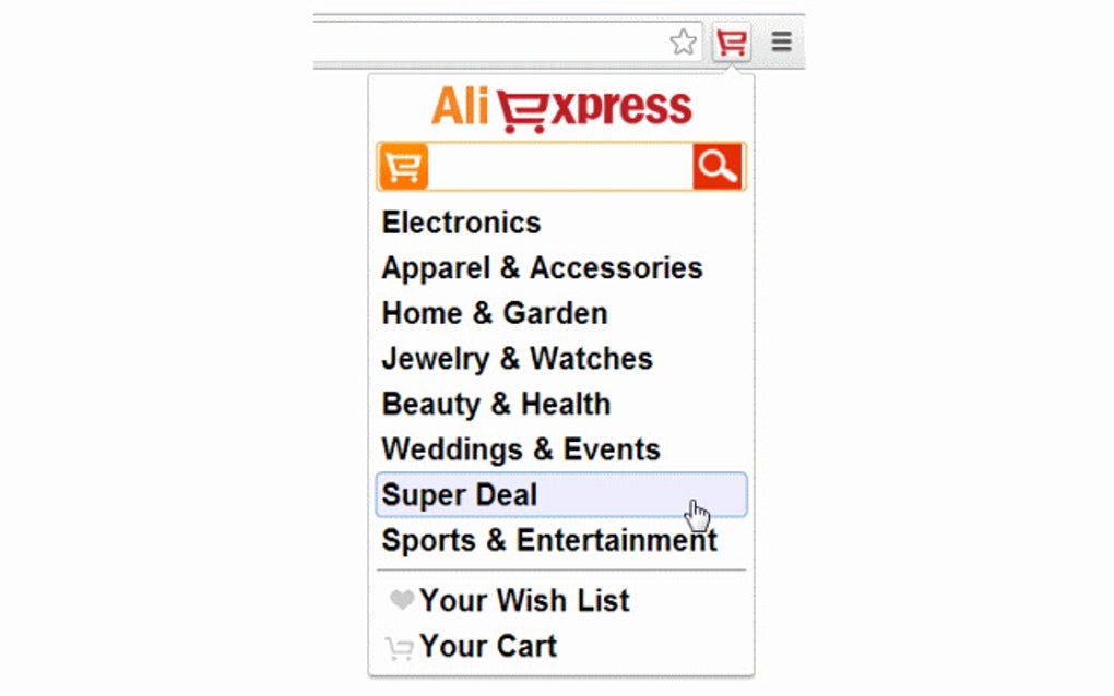AliExpress Button for Google Chrome - Extension Download