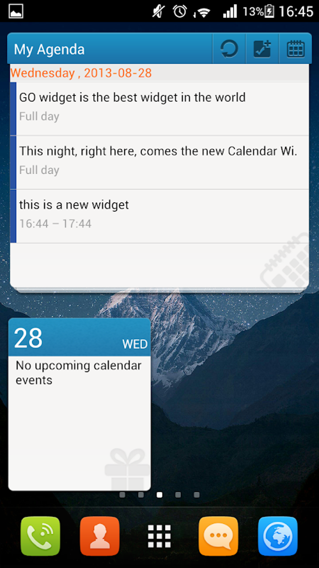 GO Calendar Widget APK for Android - Download