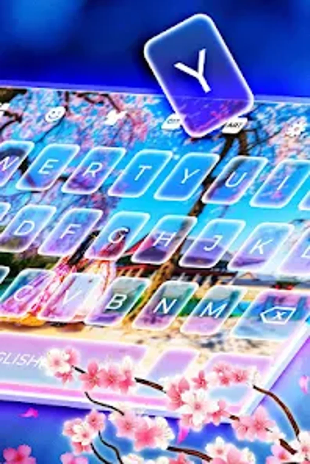 Android 용 Animated Keyboard Theme Saku 다운로드