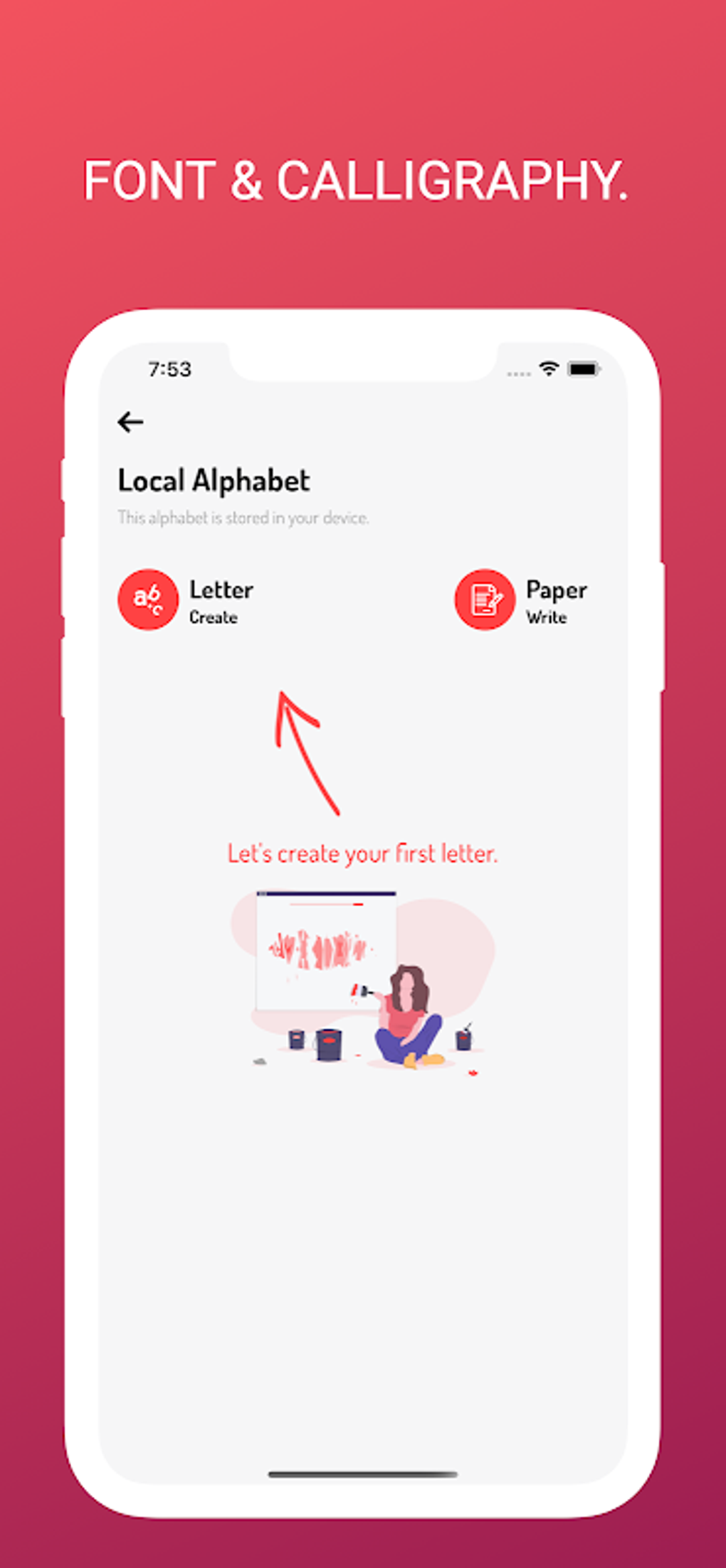 Android I in Font Generator Create Your Own Font APK ndir