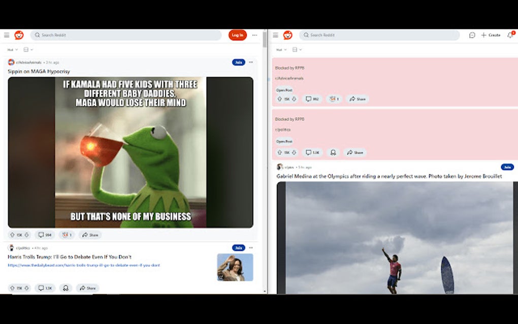 Reddit Political Post Blocker for Google Chrome - Extension Download