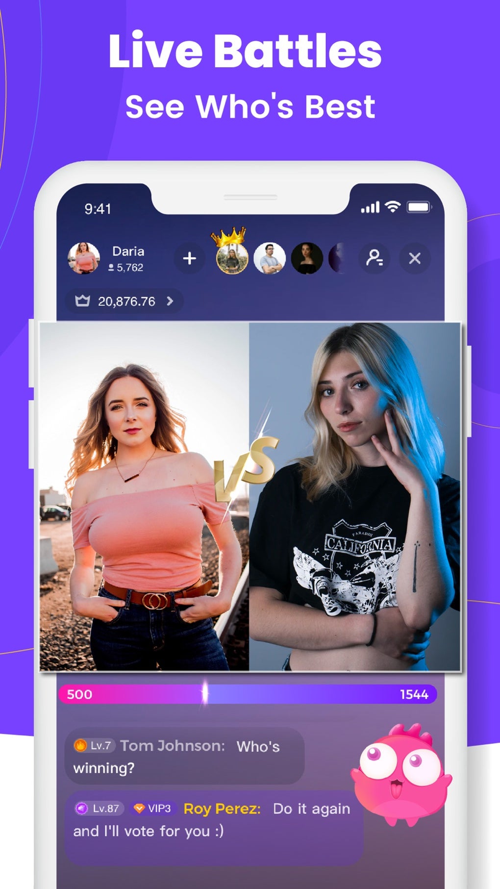 Uplive-Live Stream Go Live para iPhone - Descargar