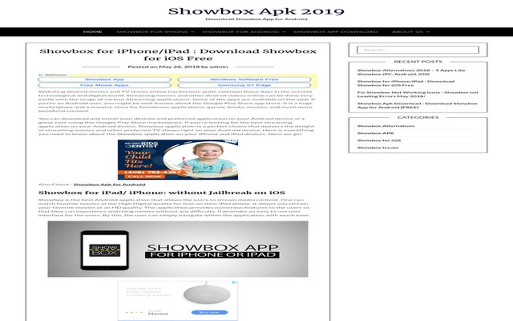 Showbox for iPad and iPhone Guide for Google Chrome - Extension Download