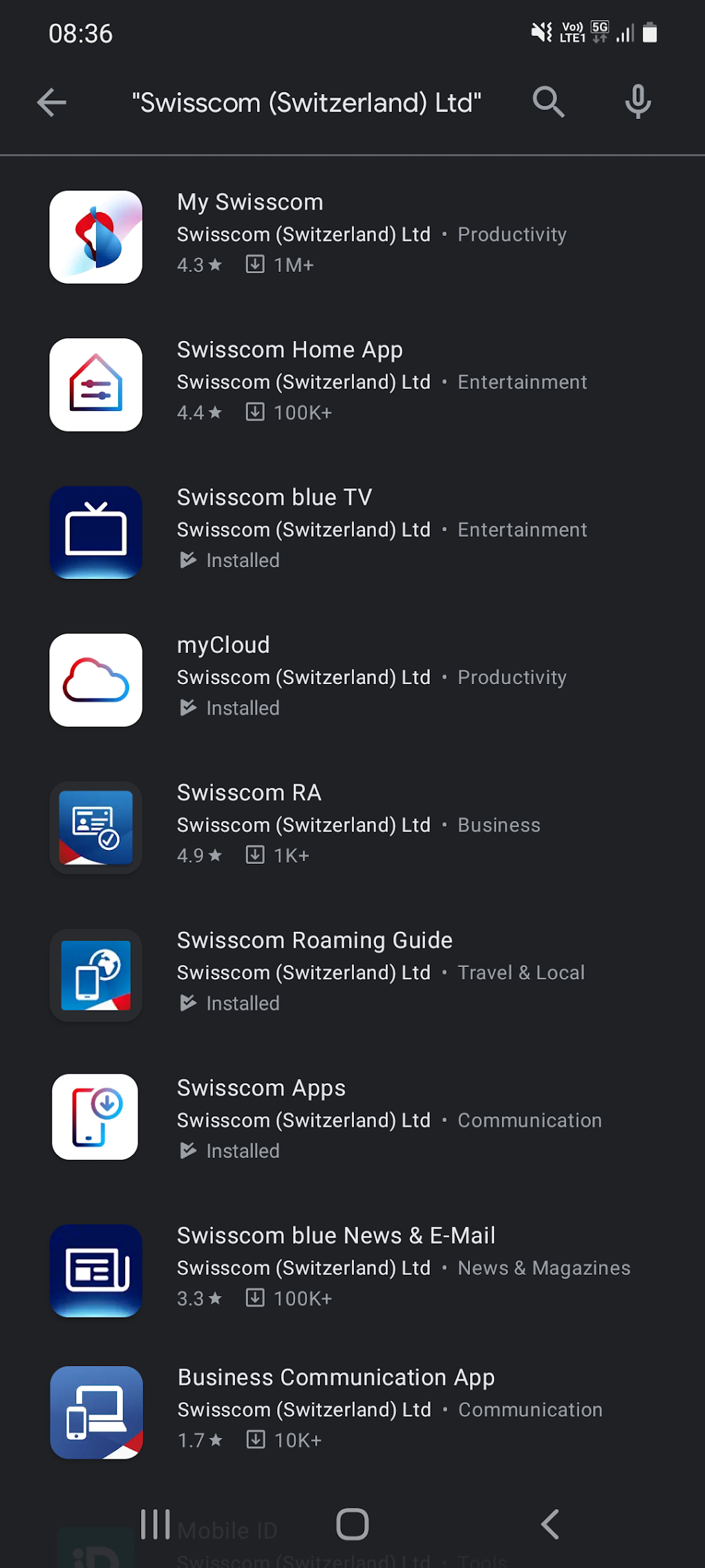Swisscom Apps APK for Android - Download