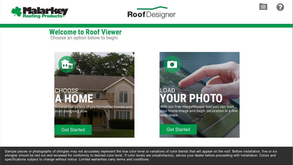 Malarkey Roof Designer APK for Android - Download