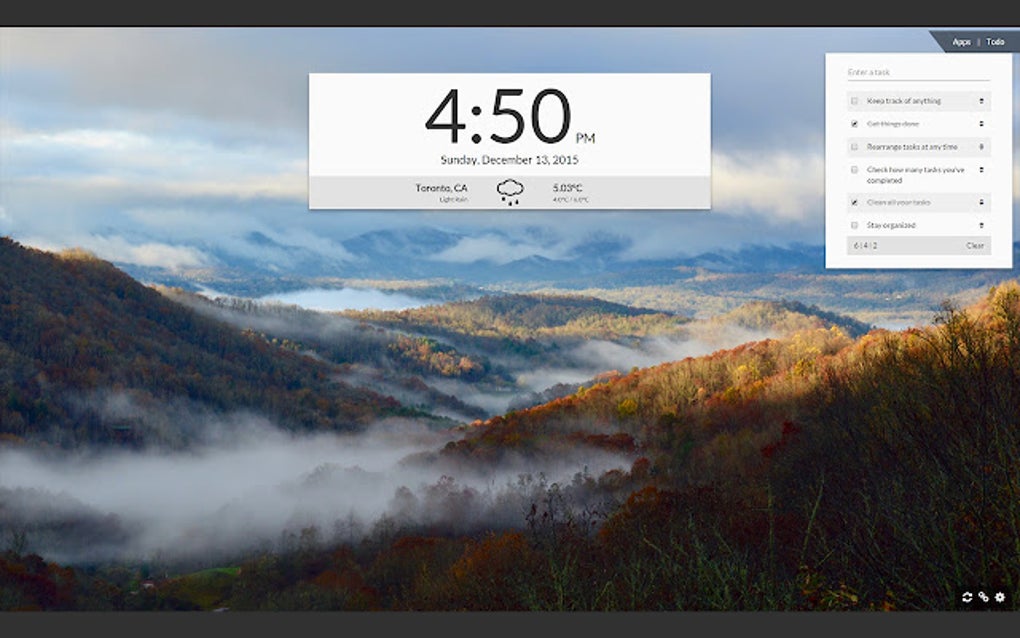 Surge - Material New Tab pour Google Chrome - Extension Télécharger