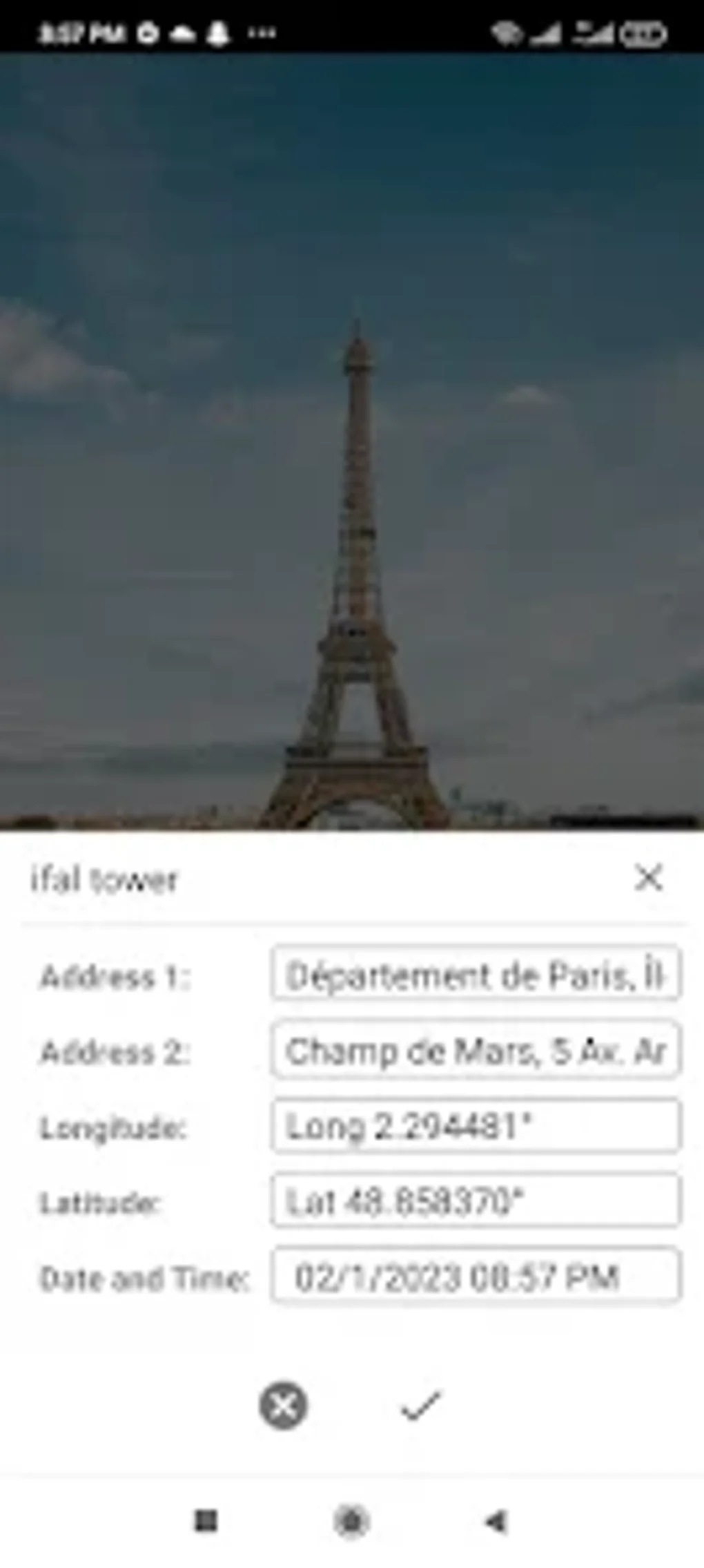 Geo Tagging Camera for Android - Download