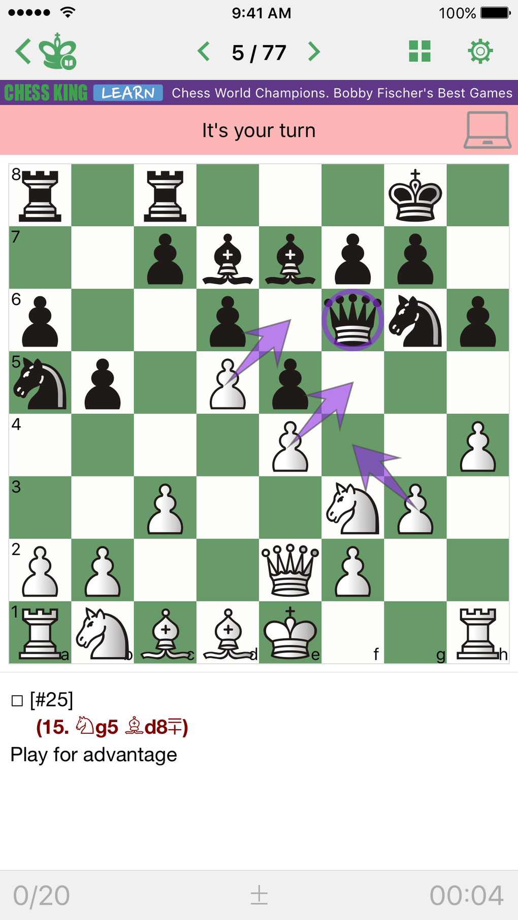 Bobby Fischer. Chess Champion for iPhone - Download