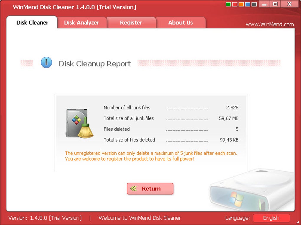 WinMend Disk Cleaner - Descargar