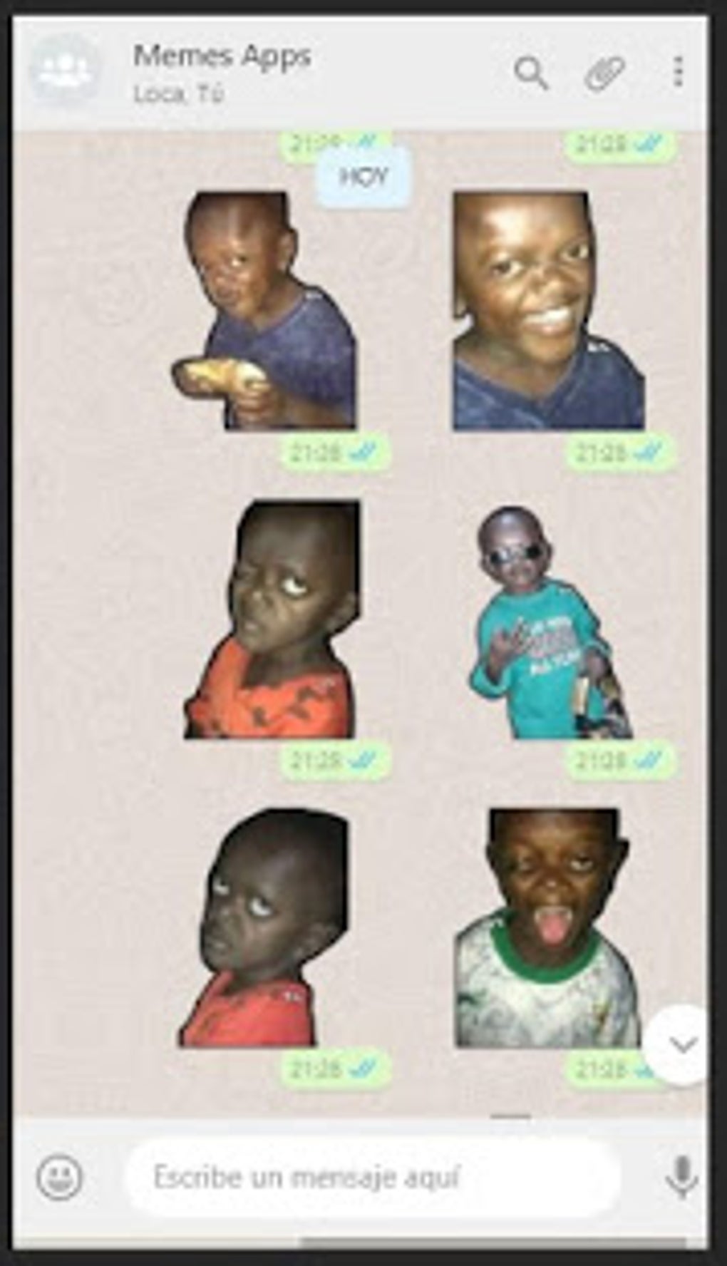 Mamberroi Jr Chico de FB Stickers WastickerApps para Android - Descargar