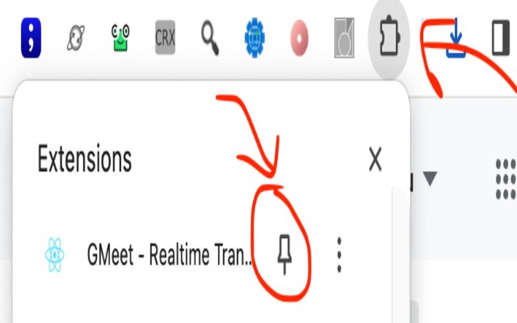 GMeet - Realtime Transcripts para Google Chrome - Extensão Download
