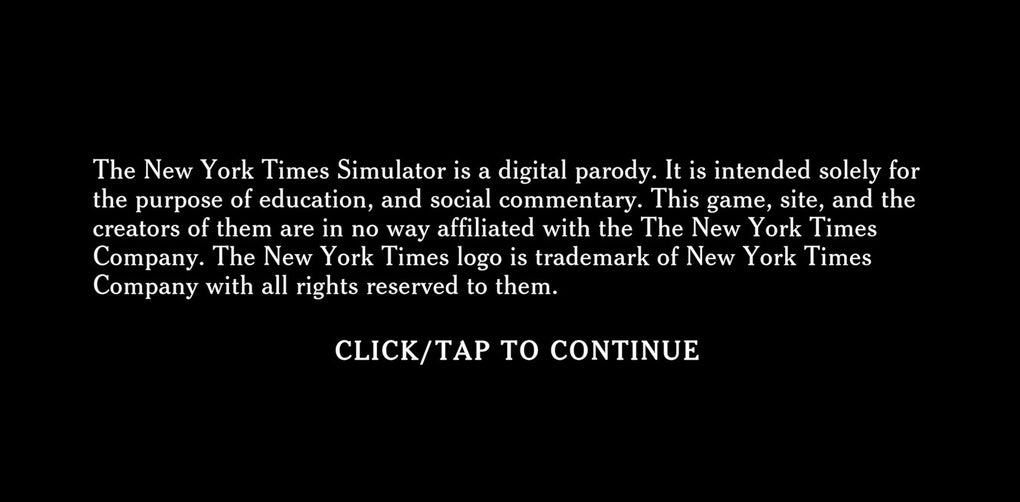 The New York Times Simulator - Download