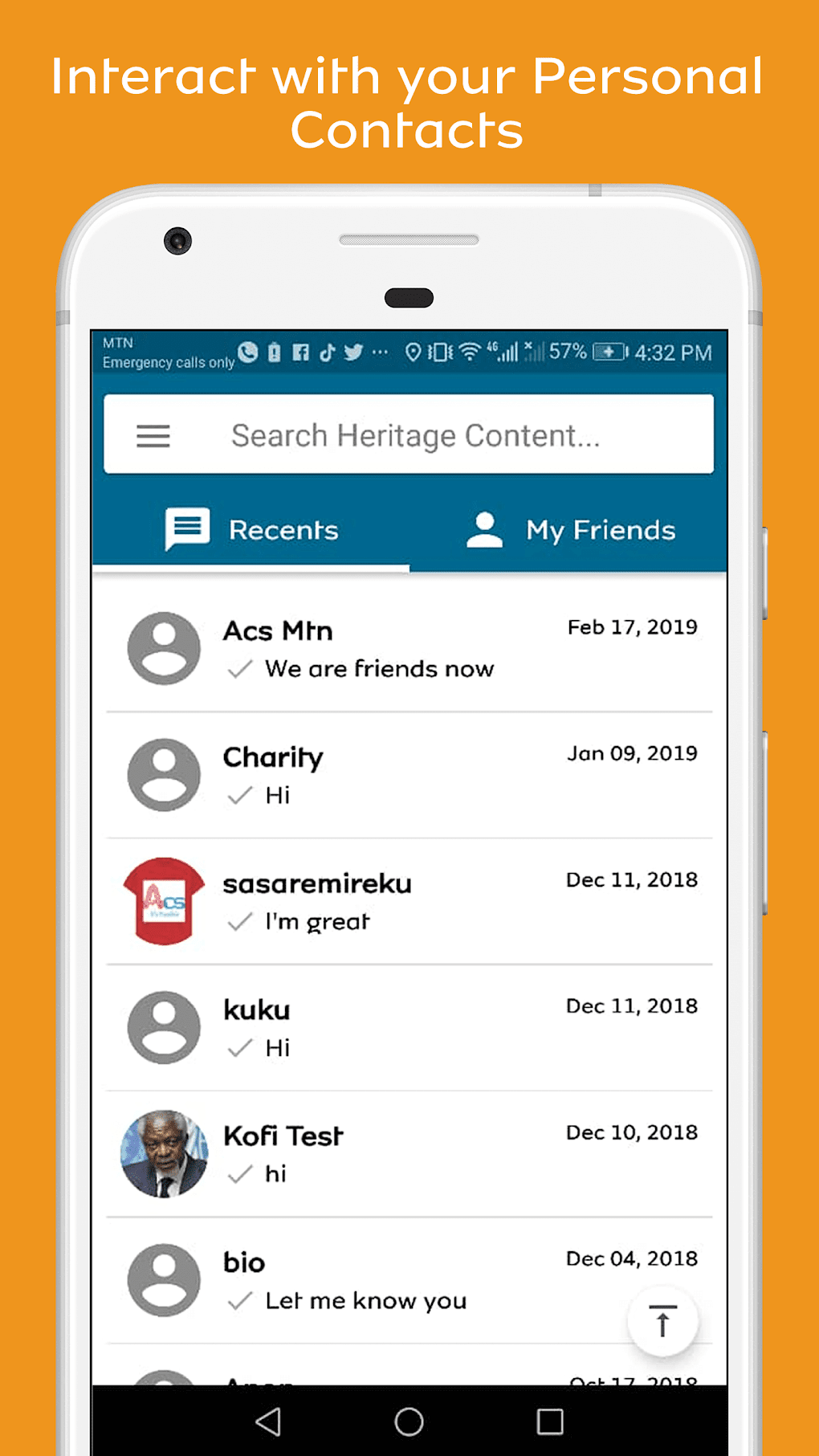Heritage App for Android - Download