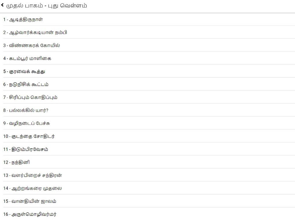 Ponniyin Selvan Tamil para Android - Descargar