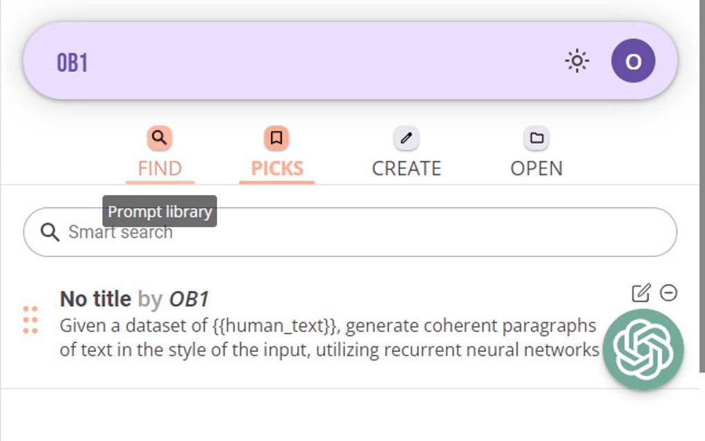 OB1 para Google Chrome - Extensión Descargar