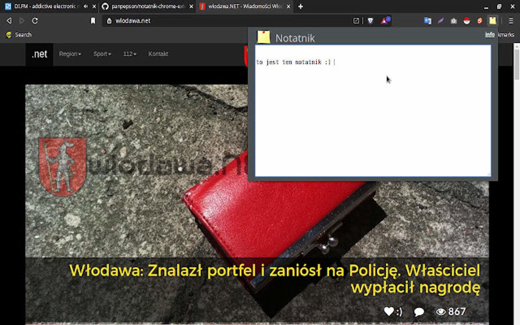 Notatnik for Google Chrome - Extension Download