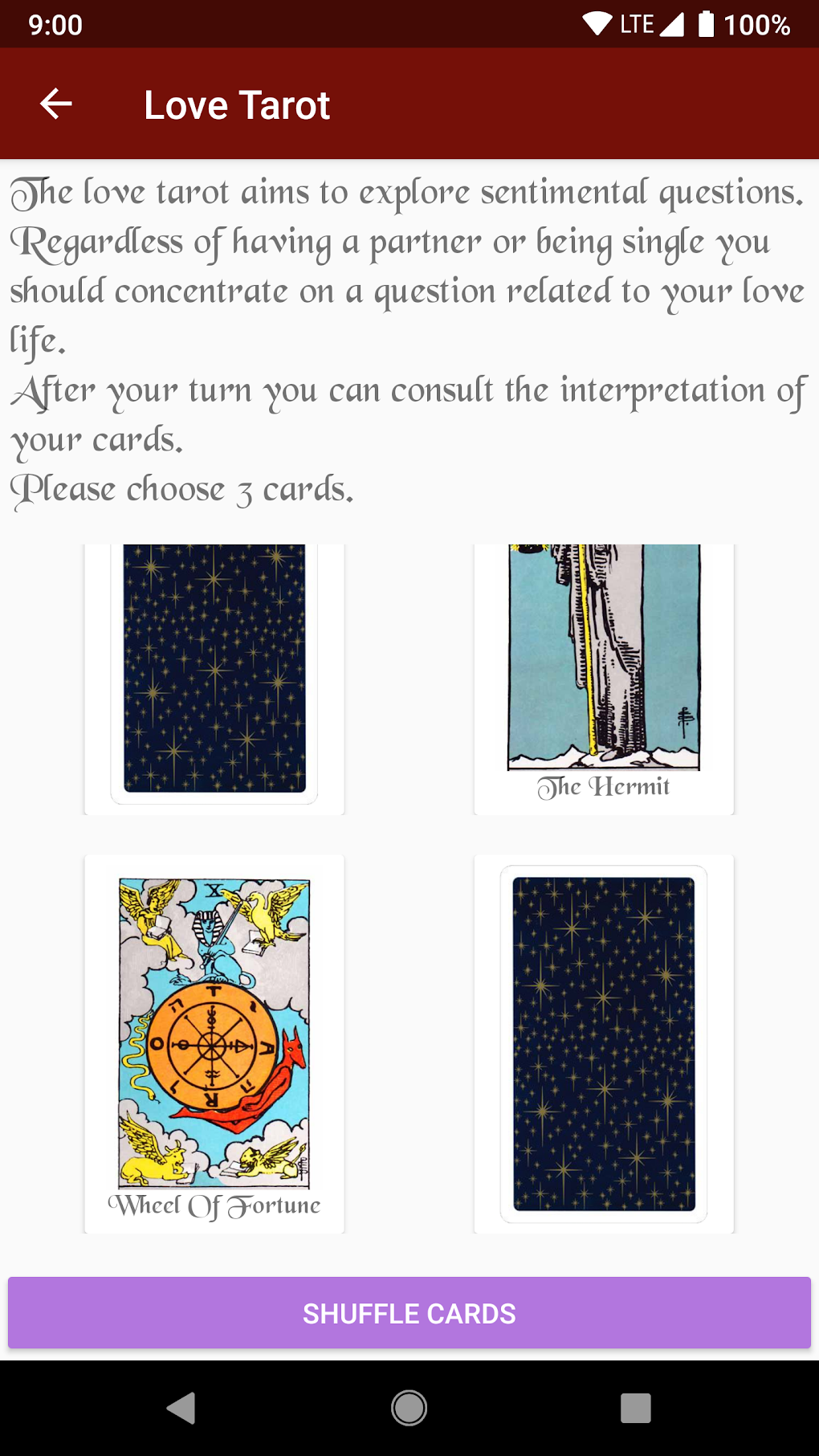 Tarot Card Reading para Android - Descargar