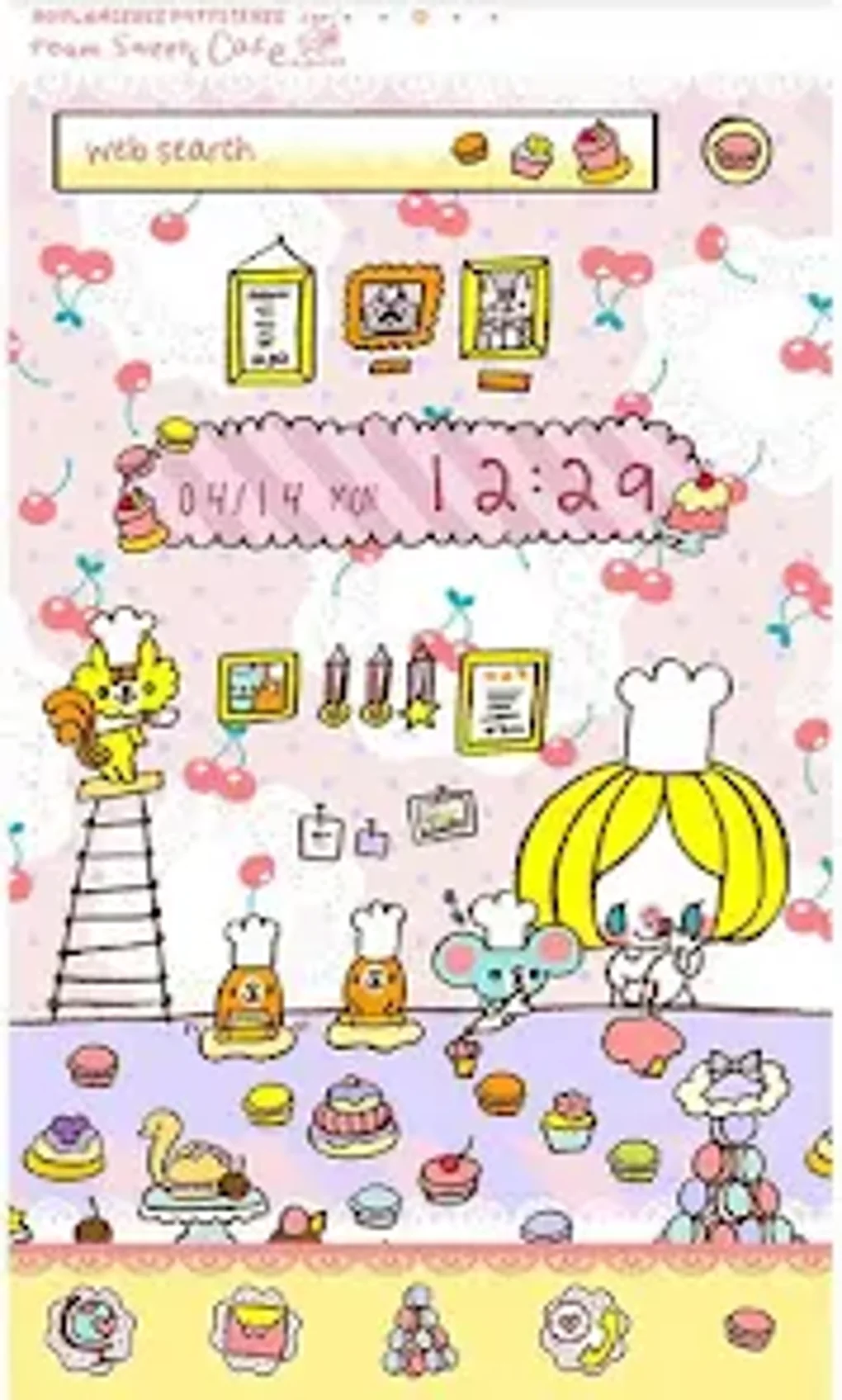 -Sweets Café- Theme HOME for Android - Download