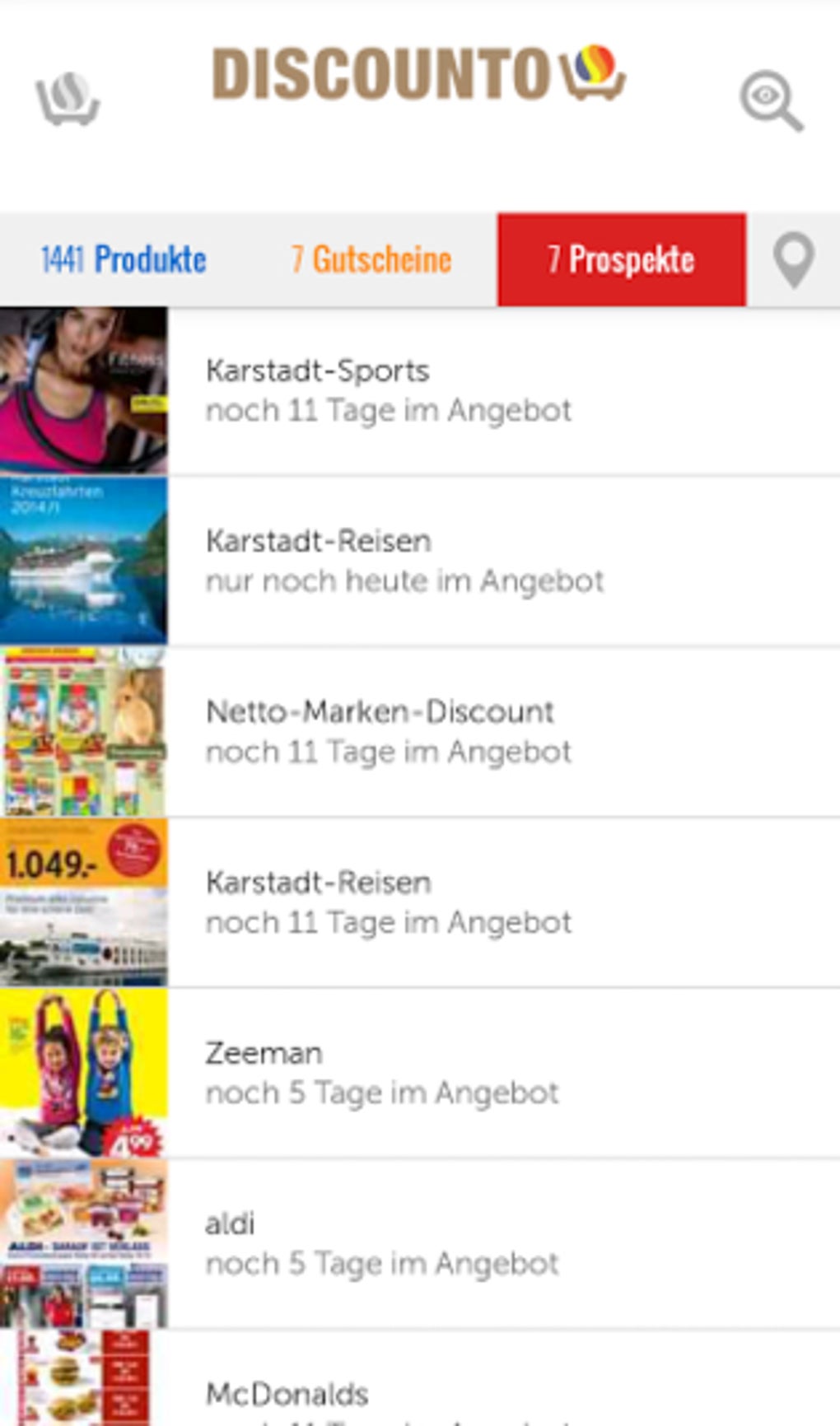 Discounto Angebote, Prospekte für Android - Download