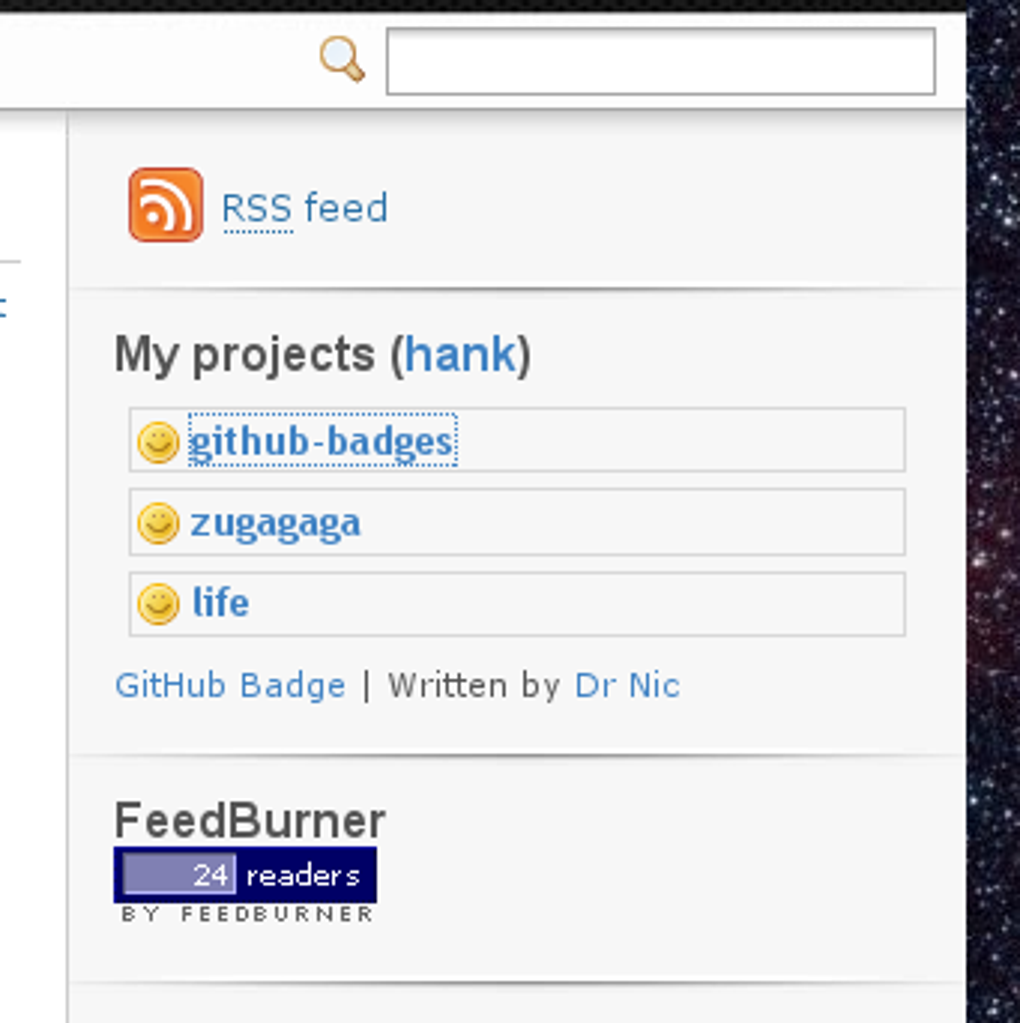 Github Widget for WordPress - Download