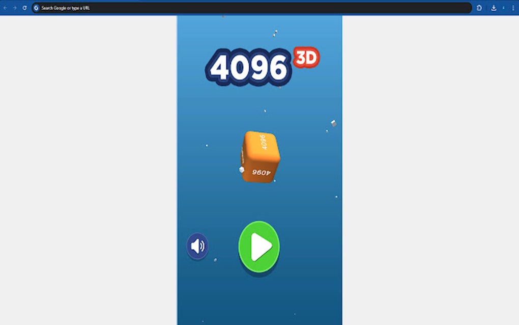 4096 3D Number Puzzle Game para Google Chrome - Extensión Descargar