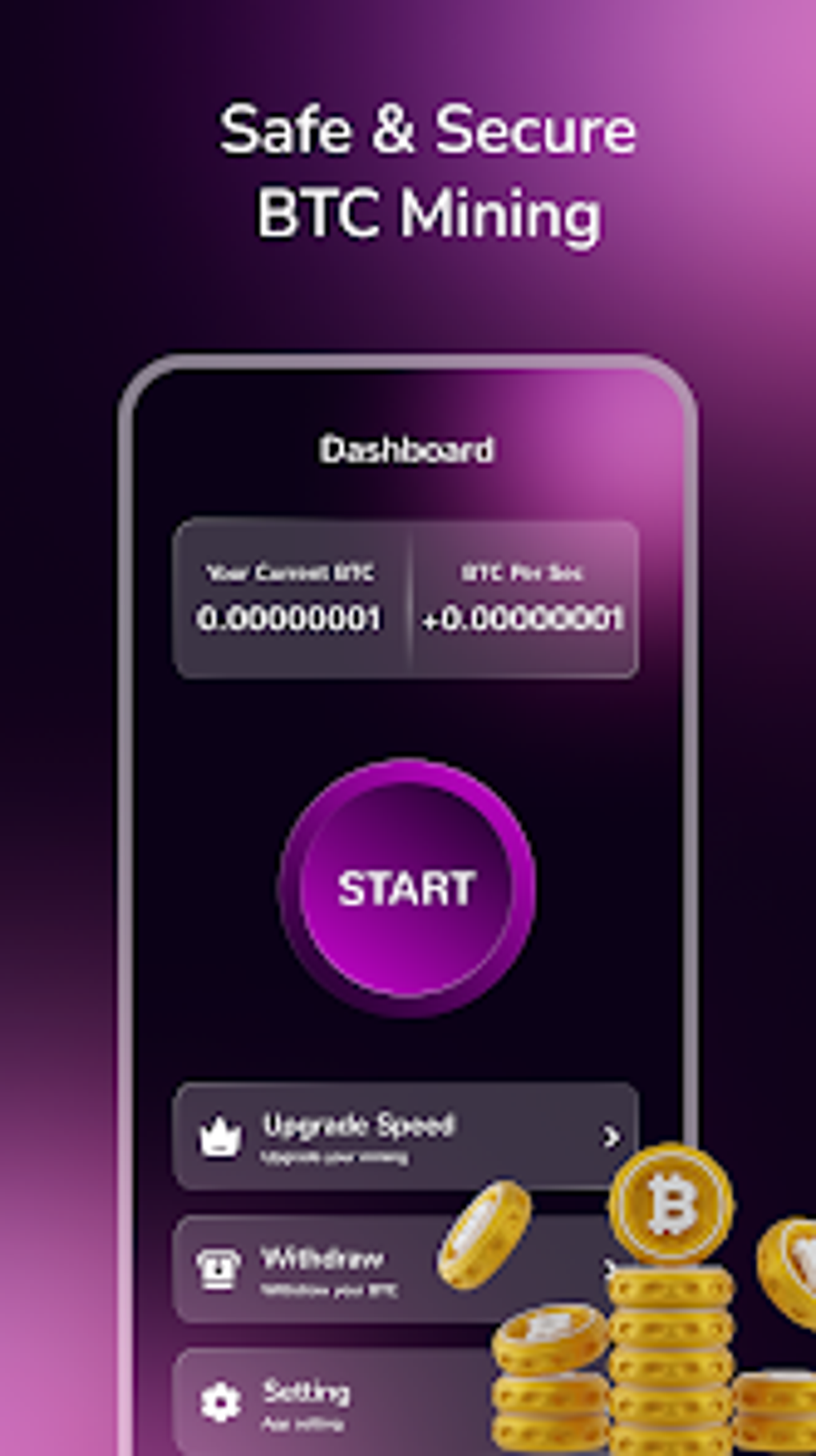 Bitcoin Miner BTC Cloud Mining para Android - Descargar