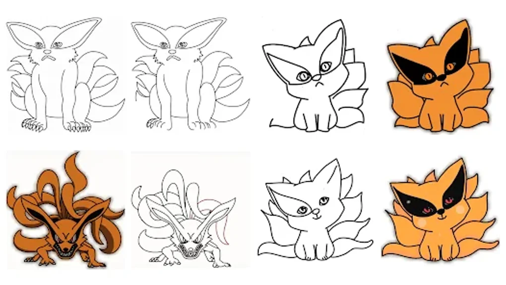 How to Draw Kurama demon anime สำหรับ Android - ดาวน์โหลด