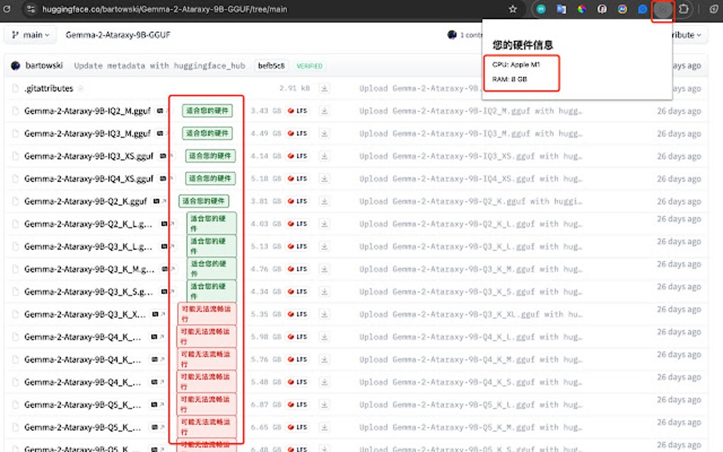 HuggingFace Checker for Google Chrome - Extension Download