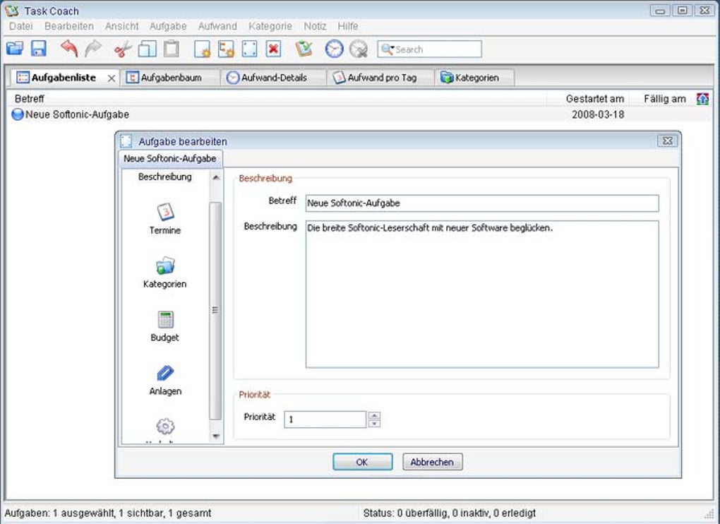Task Coach Portable - Download