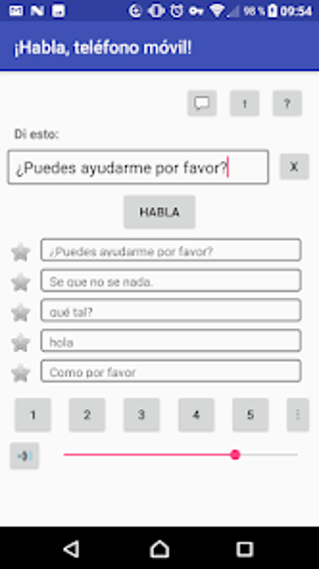 Habla teléfono móvil for Android - Download