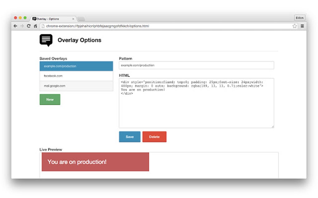 Overlay for Google Chrome - Extension Download