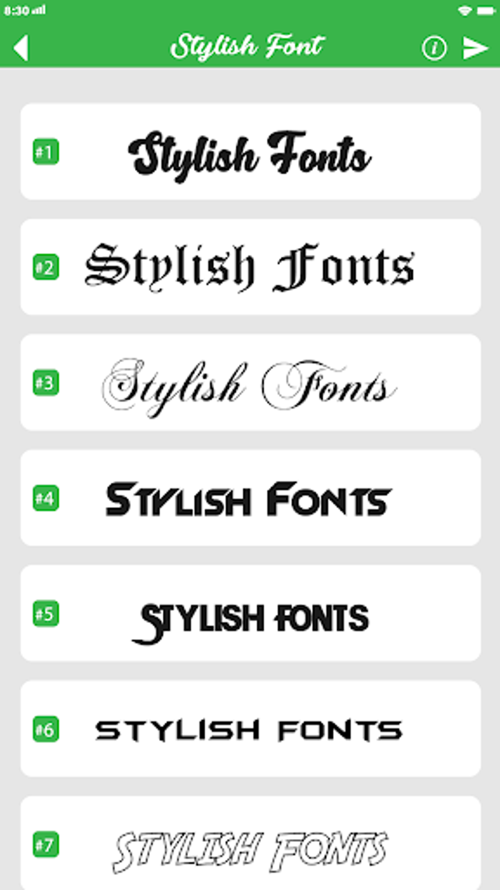Fancy Text Font Style Keyboard para Android - Descargar