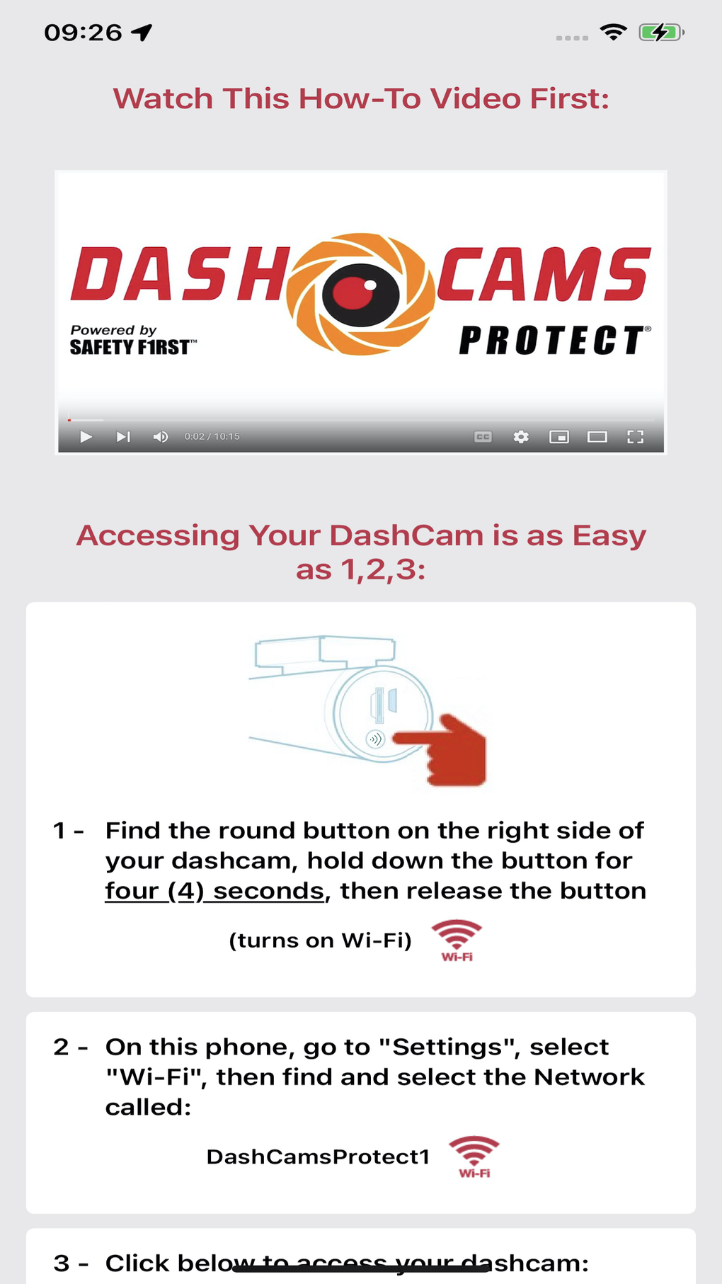 DashCams Protect for iPhone - Download