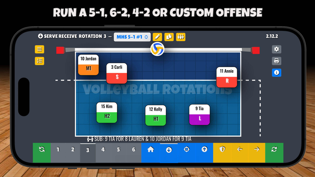 Volleyball Rotations for iPhone - Download