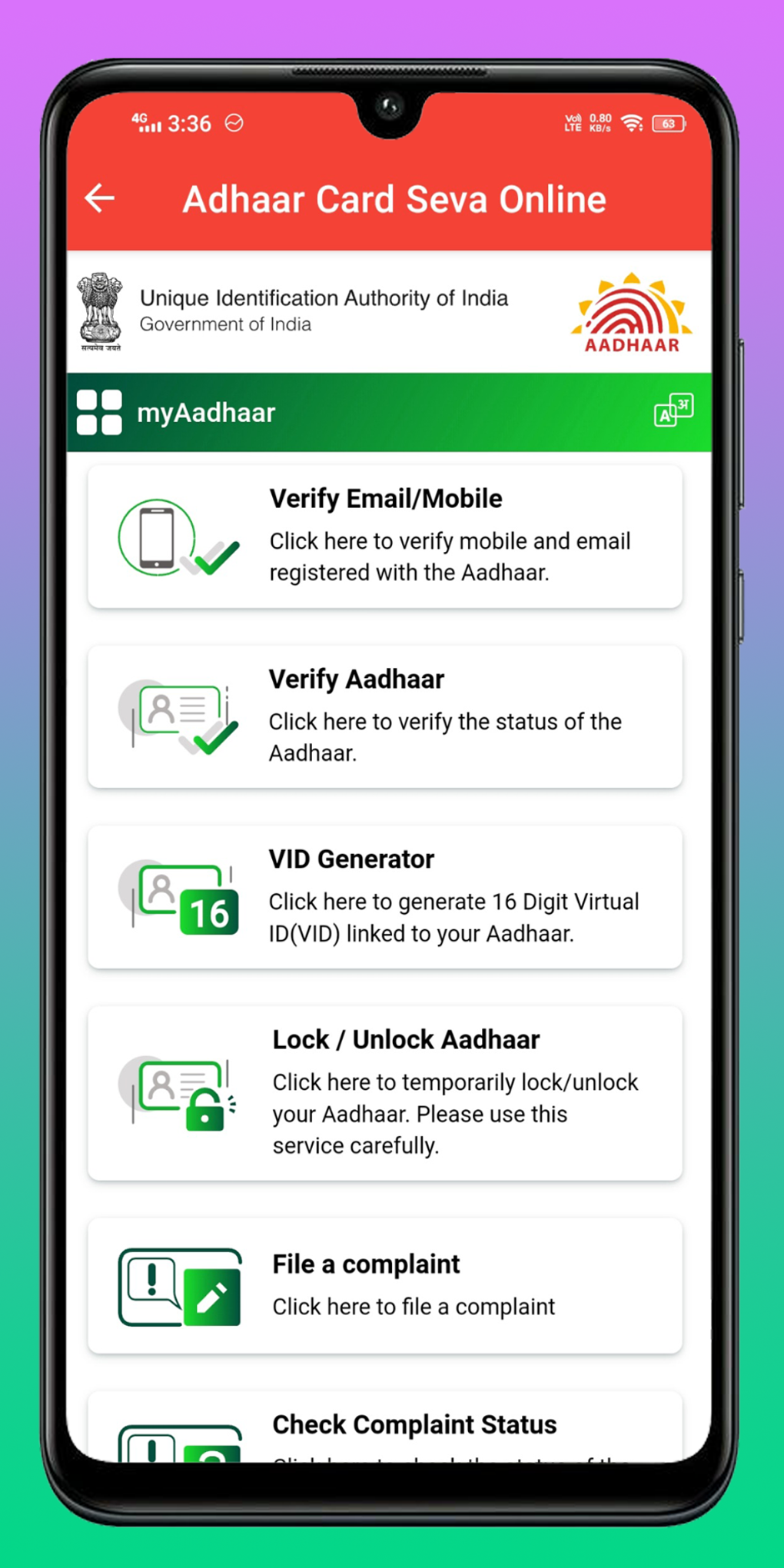 Link Adhar Card Voter ID Guide for Android - Download