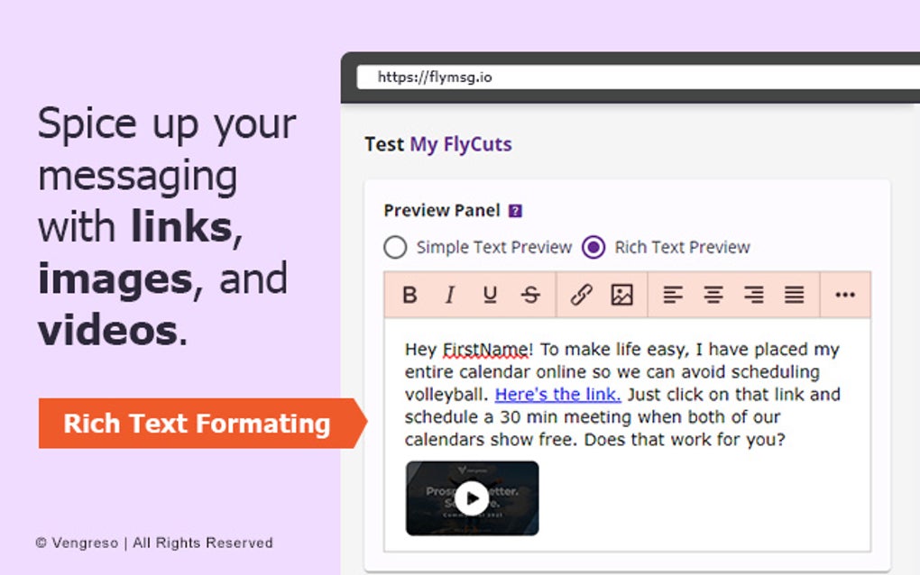 FlyMSG: Text Expander to Type Less & Do More for Google Chrome ...